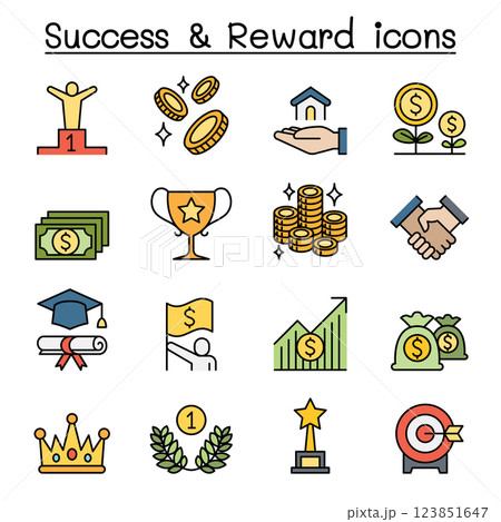 Success , Reward , Bonus and achievement icon...のイラスト素材 [123851647] - PIXTA
