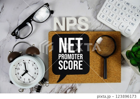 NPS - Net Promoter Score acronym with...の写真素材 [123896173] - PIXTA