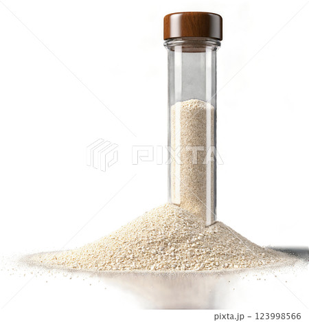 Garlic powder, off-white, fine powder with a...のイラスト素材 [123998566] - PIXTA