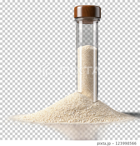 Garlic powder, off-white, fine powder with a...のイラスト素材 [123998566] - PIXTA