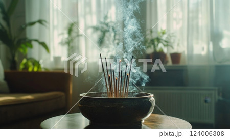 Experience the soothing effects of calming...のイラスト素材 [124006808] - PIXTA