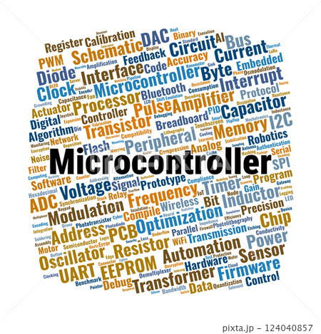 Microcontroller Word Cloud. Essential Concepts...のイラスト素材 [124040857 ...