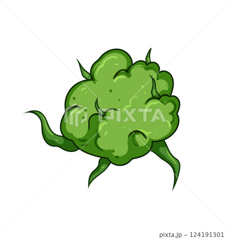 indica weed bud cartoon vector illustrationのイラスト素材 [124191301] - PIXTA