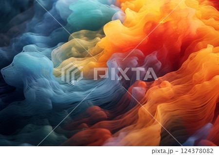 A mixture of different colorsのイラスト素材 [124378082] - PIXTA