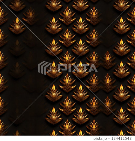 Elegant Seamless Phoenix Rising Pattern for...のイラスト素材 [124411548] - PIXTA