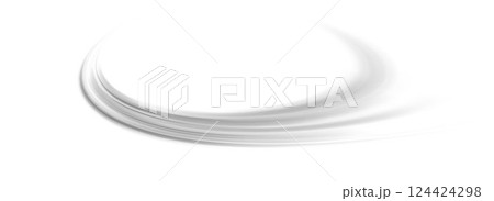 Grey wind line element. Light gris curve speed...のイラスト素材 [124424298 ...