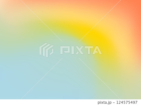 abstract gradient background orange, yellow,...のイラスト素材 [124575497] - PIXTA