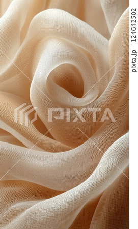 Soft beige and cream abstract background with...のイラスト素材 [124642502] - PIXTA