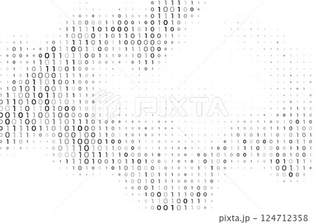 digital binary code futuristic background for...のイラスト素材 [124712358] - PIXTA