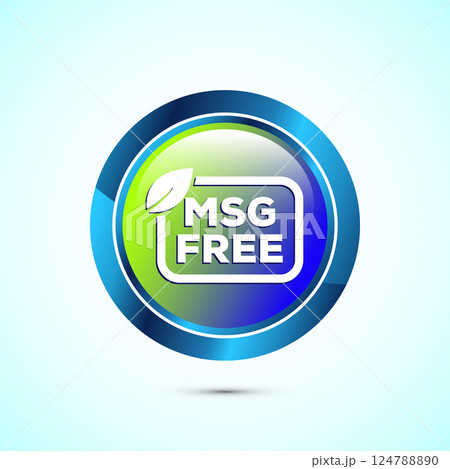 MSG free icon design illustration, Msg label...のイラスト素材 [124788890] - PIXTA