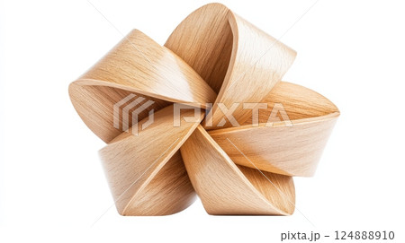 Elegant Origami Folded Paper Geometric Abstract...のイラスト素材 [124888910 ...