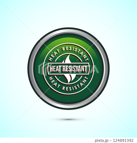 Heat resistant icon design illustration, Heat...のイラスト素材 [124891392] - PIXTA