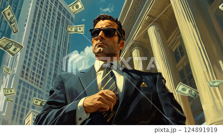 When your empire crumbles, but you keep your styleのイラスト素材 [124891919 ...