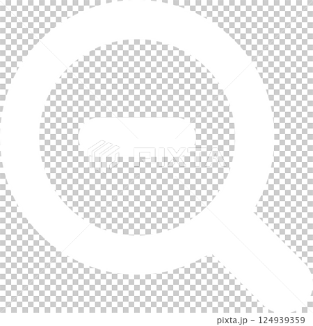 icon magnifying glass zoom out - Stock Illustration [124939359] - PIXTA