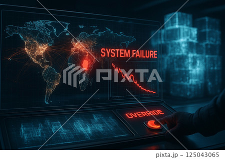 Global economic breakdown visualized through...のイラスト素材 [125043065] - PIXTA