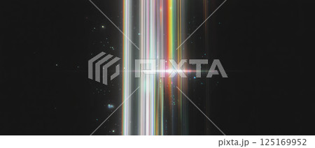 Glitching light effects with a central focus...のイラスト素材 [125169952] - PIXTA