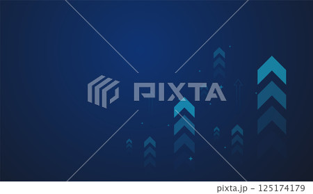 Moving dow of arrows surge diagonally,...のイラスト素材 [125174179] - PIXTA