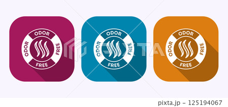 Odor control icon design illustration. Anti bad...のイラスト素材 [125194067 ...