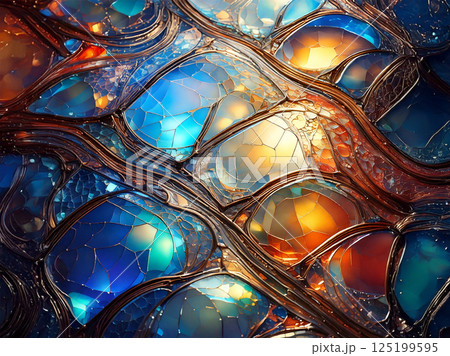 Gem-Like Shimmering Abstract Backgroundのイラスト素材 [125199595] - PIXTA