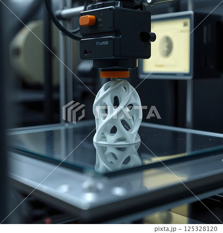 Advanced 3D Printing Process Creating...のイラスト素材 [125328120] - PIXTA