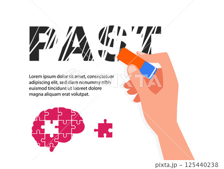 Erasing the past stock illustrationのイラスト素材 [125440238] - PIXTA