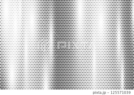 Hexagonal halftone pattern. Honeycomb fade...のイラスト素材 [125571039] - PIXTA