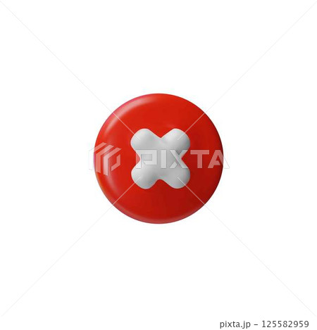 3D ui ux user software interface vector design,...のイラスト素材 [125582959 ...