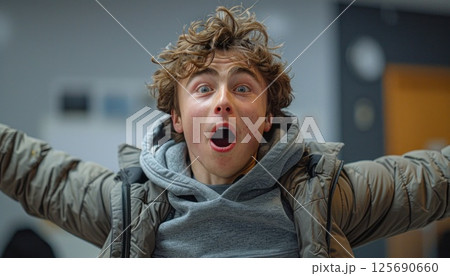 Surprised Man: A Moment of Surpriseのイラスト素材 [125690660] - PIXTA