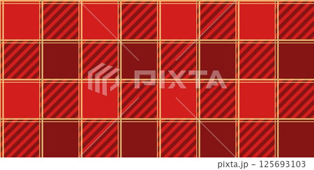 Classic red checkered seamless patternのイラスト素材 [125693103] - PIXTA