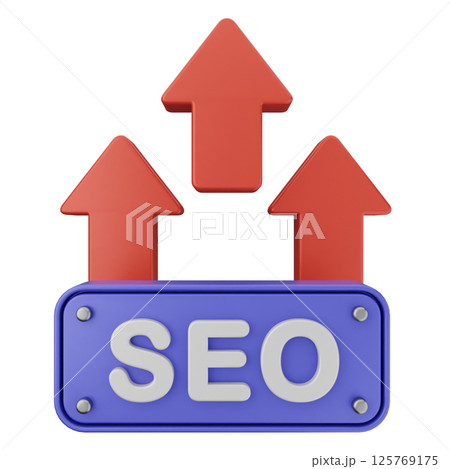 3d search engine optimization iconのイラスト素材 [125769175] - PIXTA