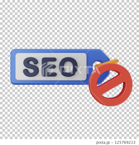 3d search engine optimization iconのイラスト素材 [125769213] - PIXTA