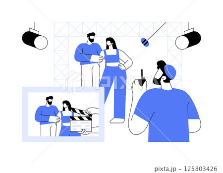 Shooting day isolated cartoon vector...のイラスト素材 [125803426] - PIXTA
