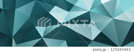 Geometric light blue illustration with abstract...のイラスト素材 [125843443 ...