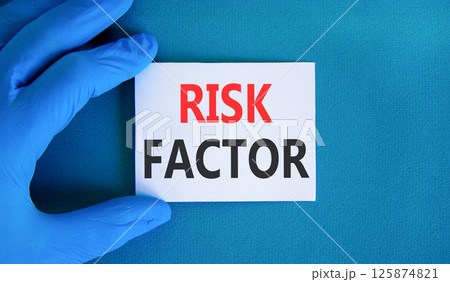Risk factor symbol. Concept words Risk factor...の写真素材 [125874821] - PIXTA