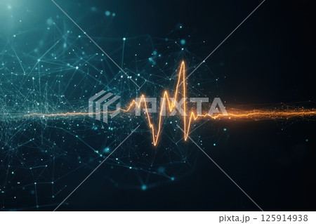 Digital Pulse Waveform Visualization with...のイラスト素材 [125914938] - PIXTA