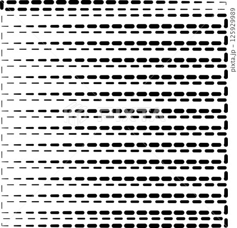 Geometric shapes dash line. Decoration elementのイラスト素材 [125929989] - PIXTA