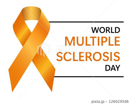 World Multiple Sclerosis Day. Orange Awareness...のイラスト素材 [126029586 ...