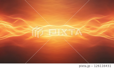 Abstract thermal radiation texture with glowing...のイラスト素材 [126116431 ...