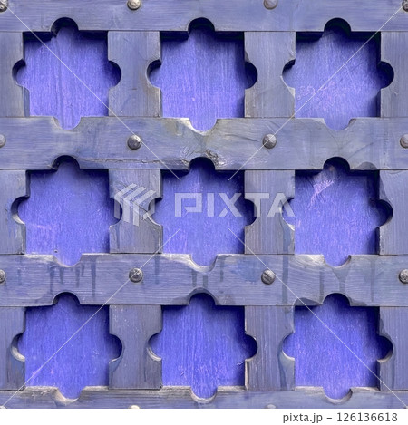 Endless castle wall pattern. Seamless castle...のイラスト素材 [126136618] - PIXTA