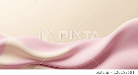 Mauve and Cream Gradient Waves A gradient...のイラスト素材 [126158581] - PIXTA
