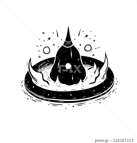 Abstract cosmic entity rising from a mystical...のイラスト素材 [126167223] - PIXTA