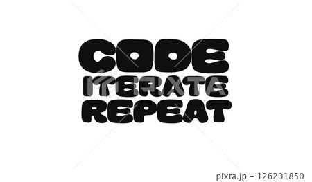 Phrase Quote With Text Code Iterate Repeat In...のイラスト素材 [126201850] - PIXTA