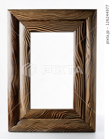 Generative AI Illustration Zebrawood Picture Frameのイラスト素材 [126244977 ...