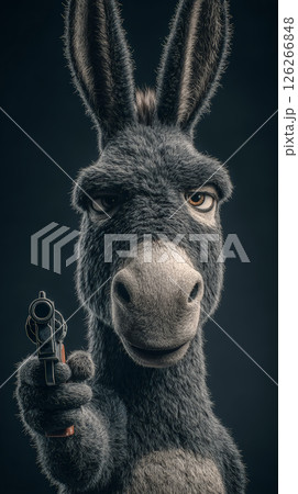 In this striking and surreal composition, a...のイラスト素材 [126266848] - PIXTA