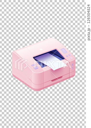 Stylish Pink Printer Designのイラスト素材 [126304824] - PIXTA