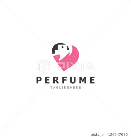 Perfume bootle logo design symbol can be used...のイラスト素材 [126347656] - PIXTA