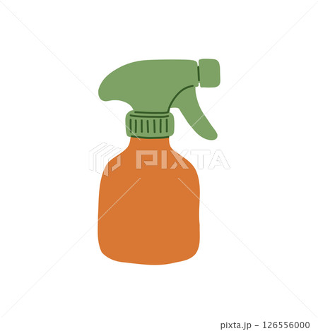 A Stylized and Colorful Spray Bottle...のイラスト素材 [126556000] - PIXTA