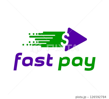Fast money icon for quick transfer and cash...のイラスト素材 [126592784] - PIXTA