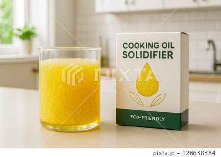 Eco-friendly cooking oil hardener packaging,...のイラスト素材 [126638384] - PIXTA