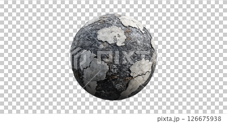 Weathered Concrete Sphere Texture. Realistic...のイラスト素材 [126675938] - PIXTA